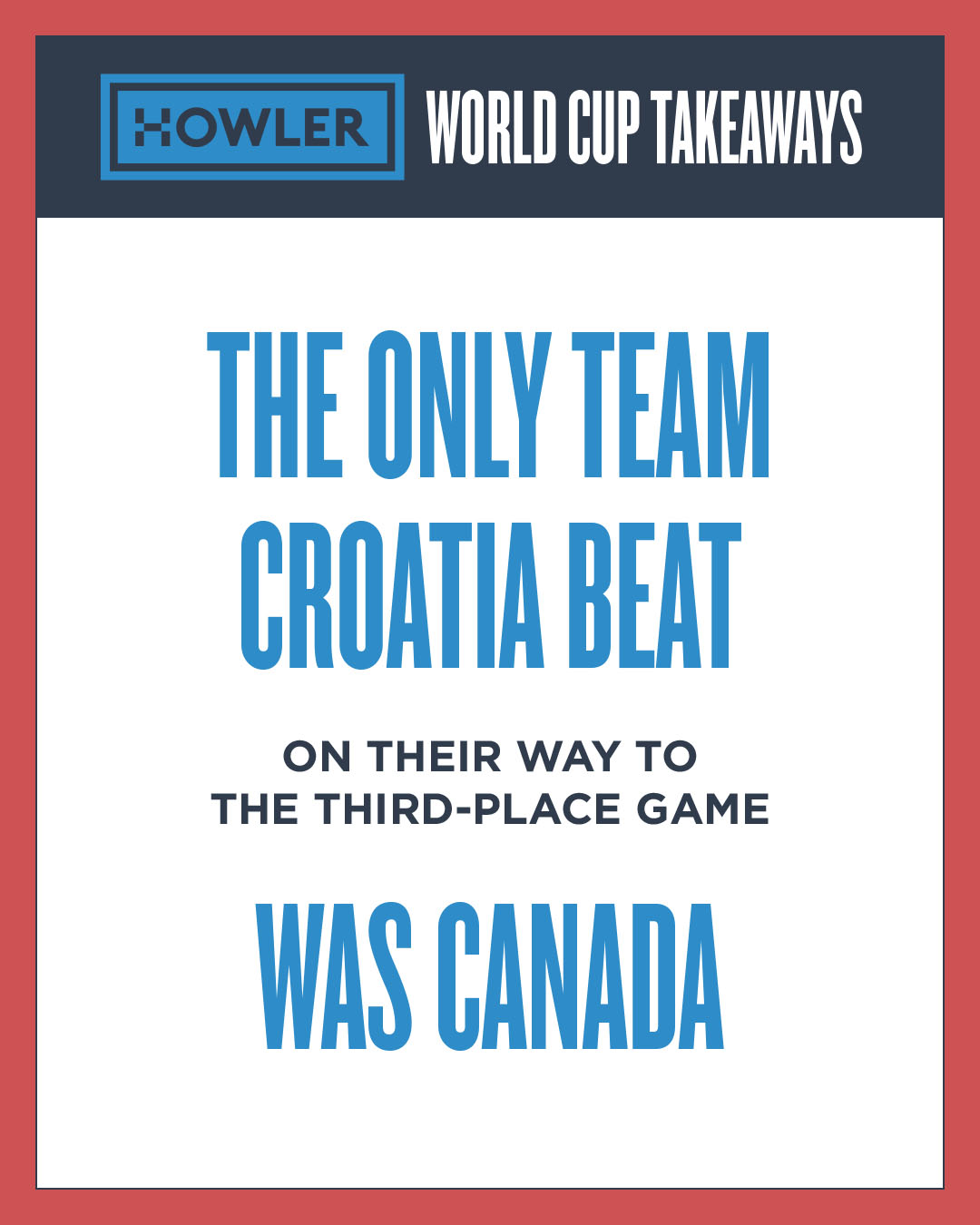 Howler 2022 Qatar World Cup Takeaways - Howler Magazine